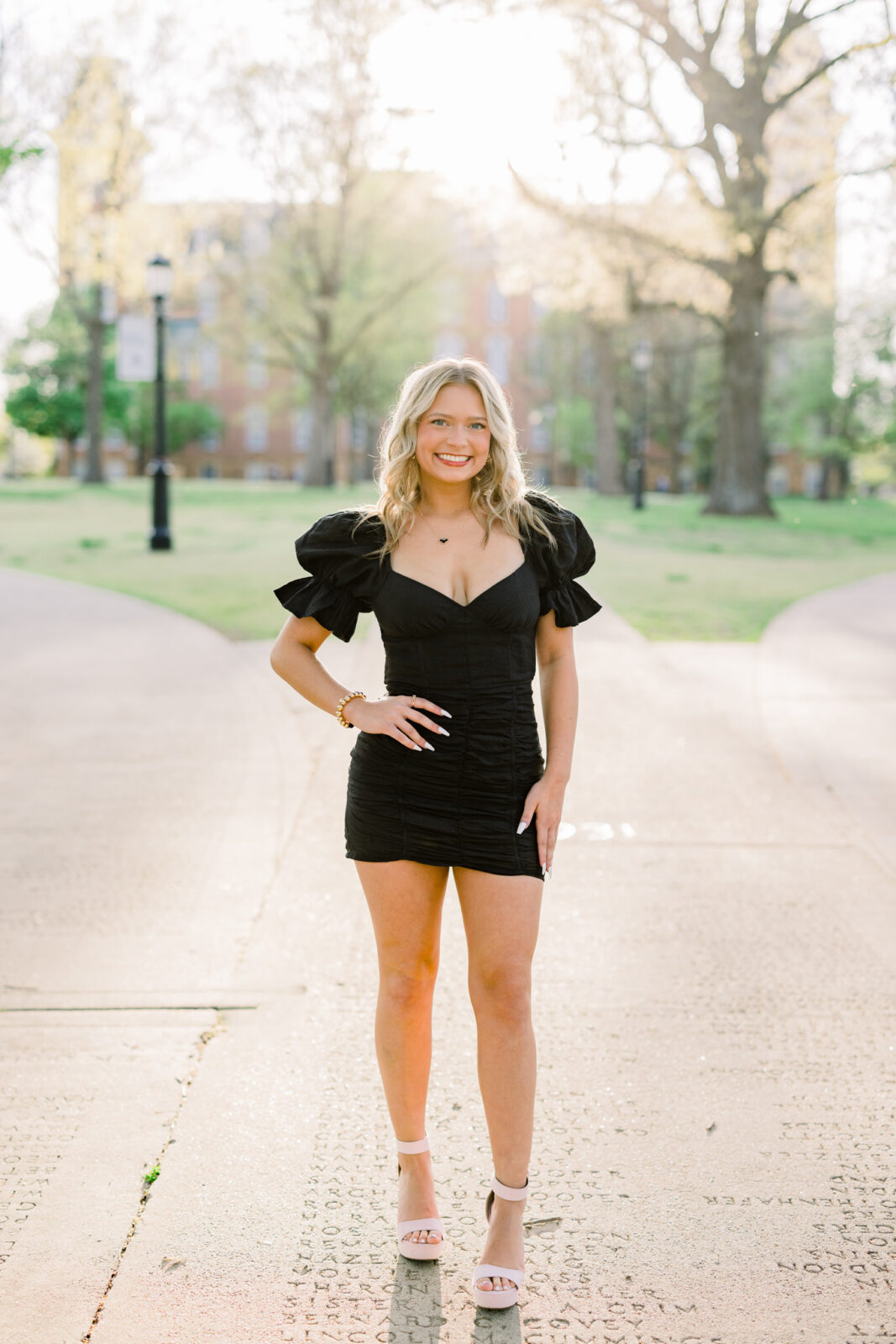 Emily | Old Main Senior Photos | Northwest Arkansas Branding ...